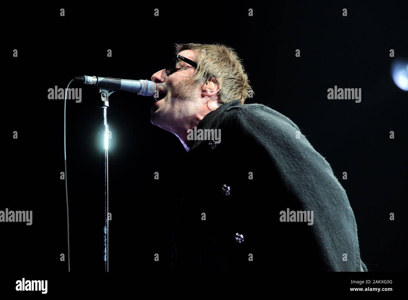 Milan Italy 02/01/2009 , live concert of the Oasis at the Forum Assago ...