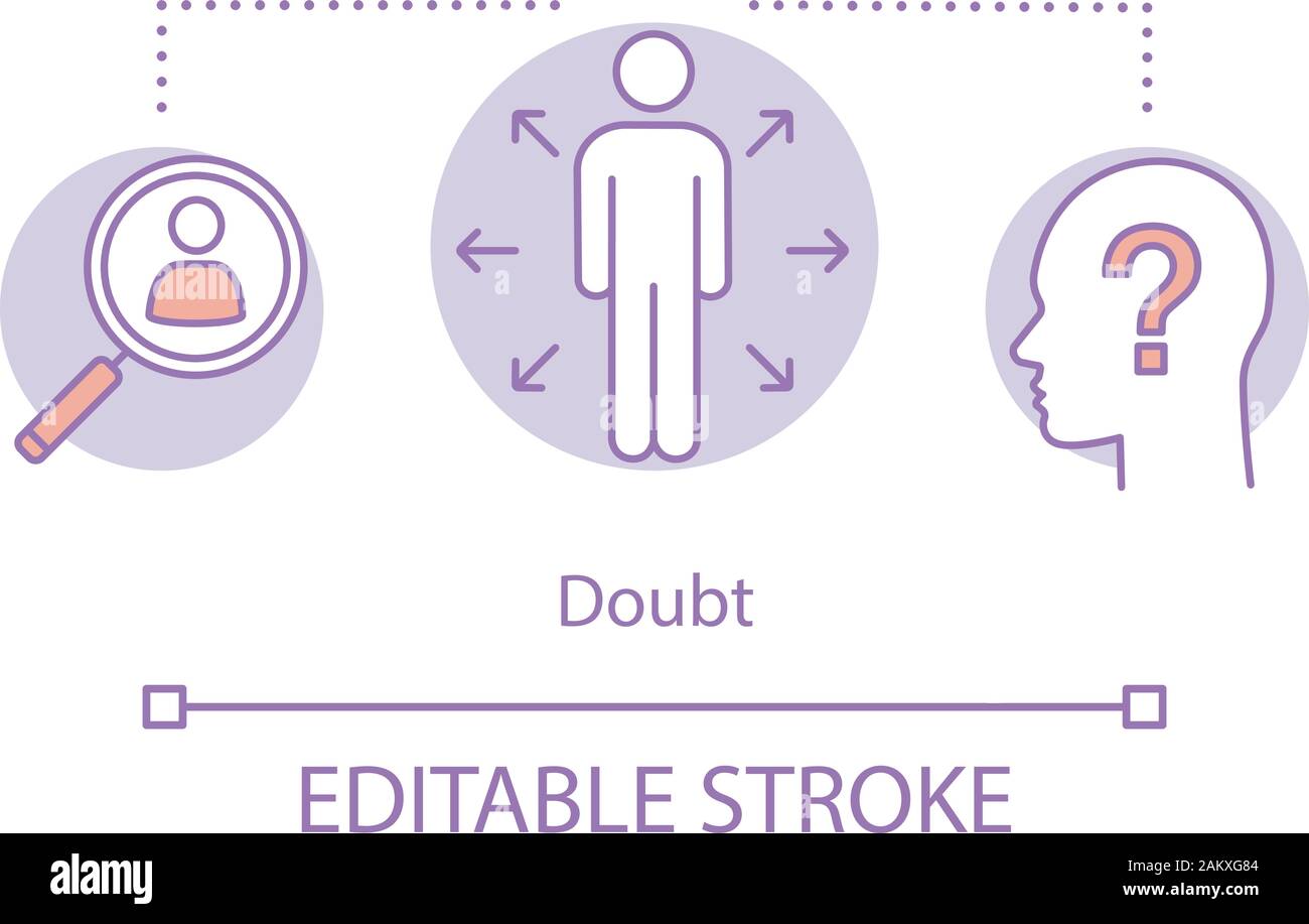 Lack of confidence Stock Vector Images - Alamy