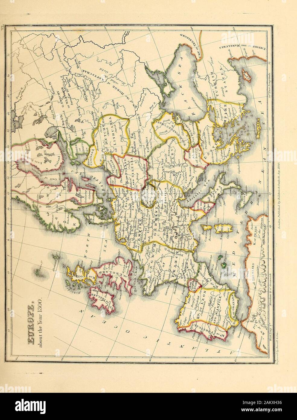 Maps, and tables of chronology and genealogy Stock Photo - Alamy