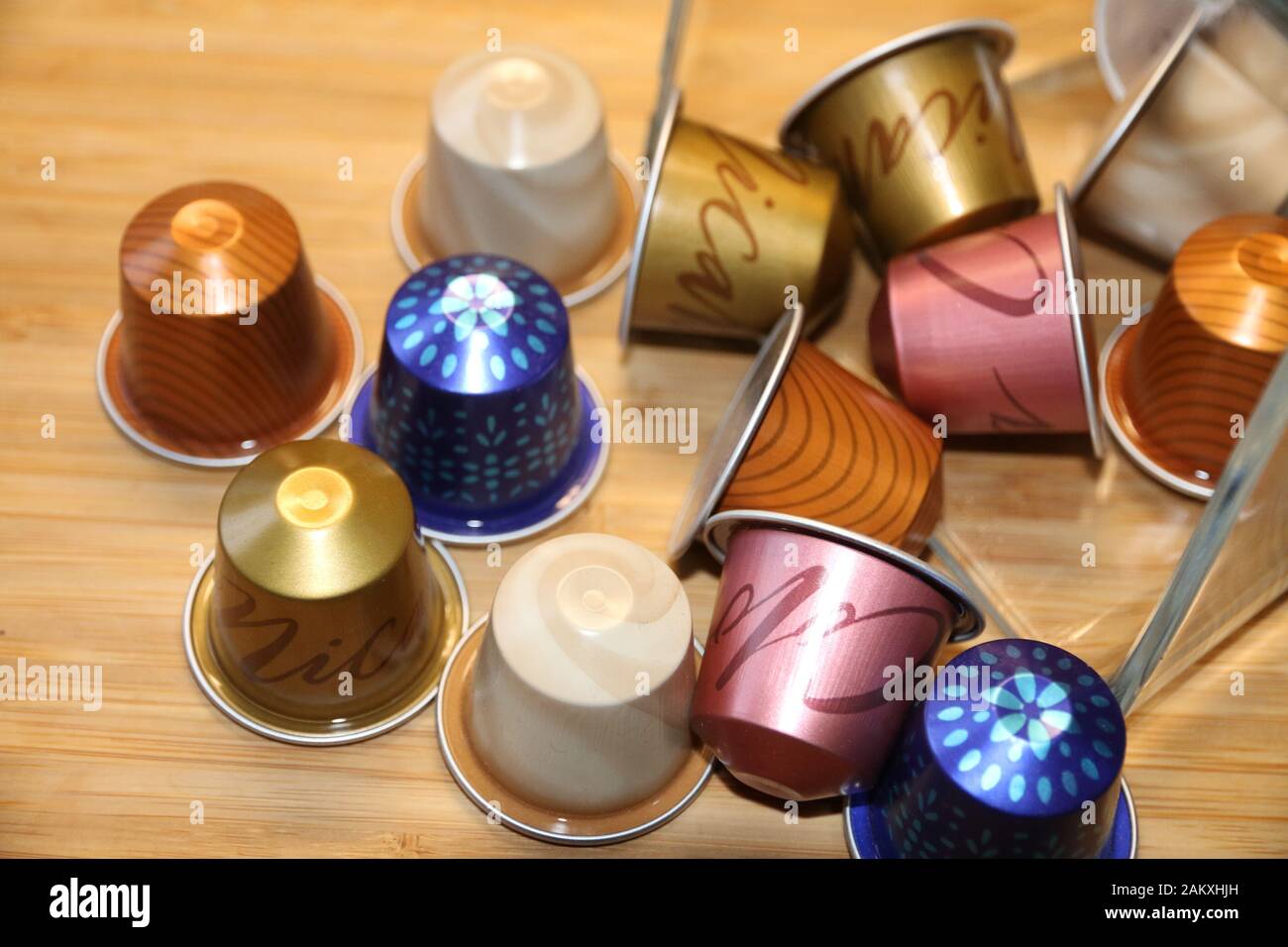 Nespresso coffee capsules Stock Photo - Alamy