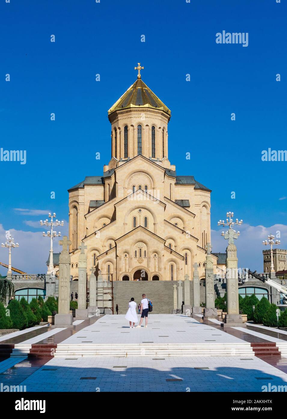 Tbilisi Sameda Cathedral (Holy Trinity) biggest Orthodox Cathedral ...