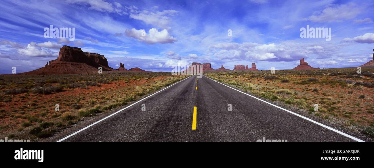 Highway 163 Monument Valley, Utah, United States of America Stock Photo ...