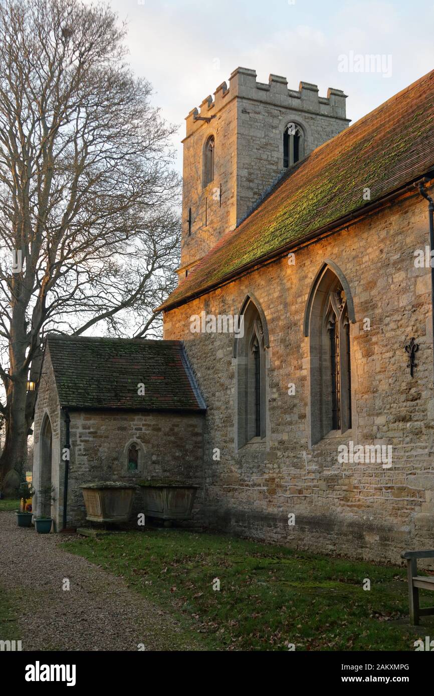 St John the Baptist Church, Scampton, Lincolnshire Stock Photo - Alamy