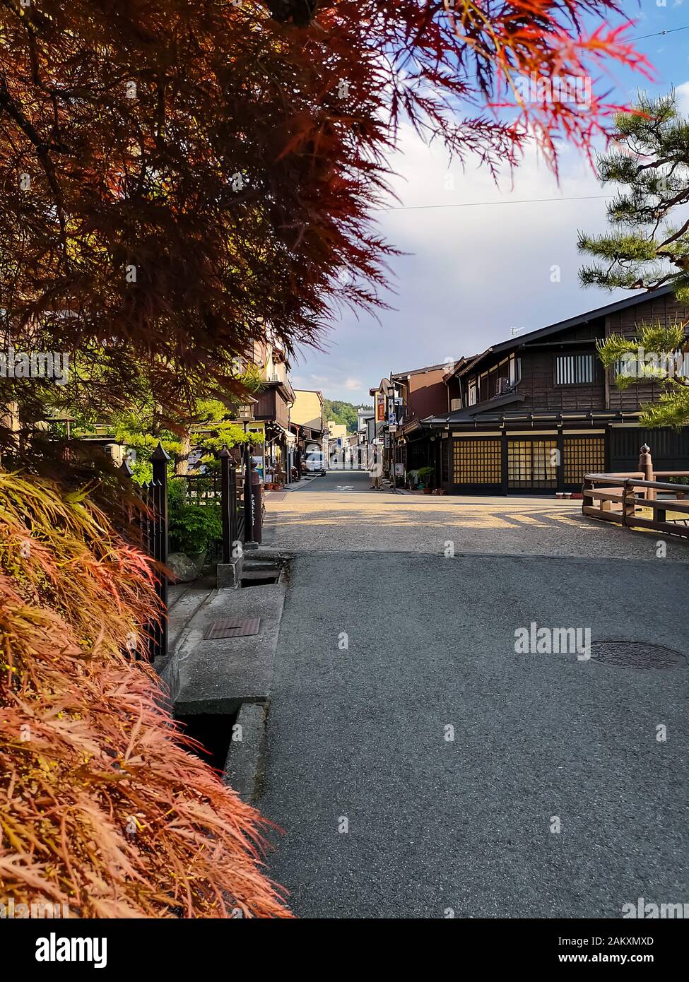 Old japanese village with traditional houses hi-res stock photography ...