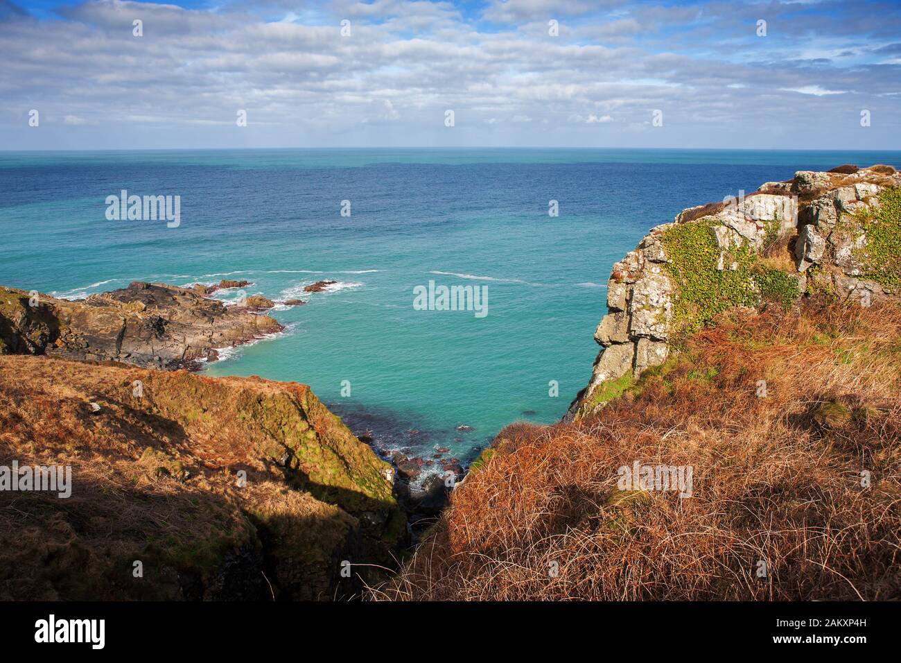 Hellesveor Cliff and Hor Point, west of St Ives on the SW Coastal Path ...