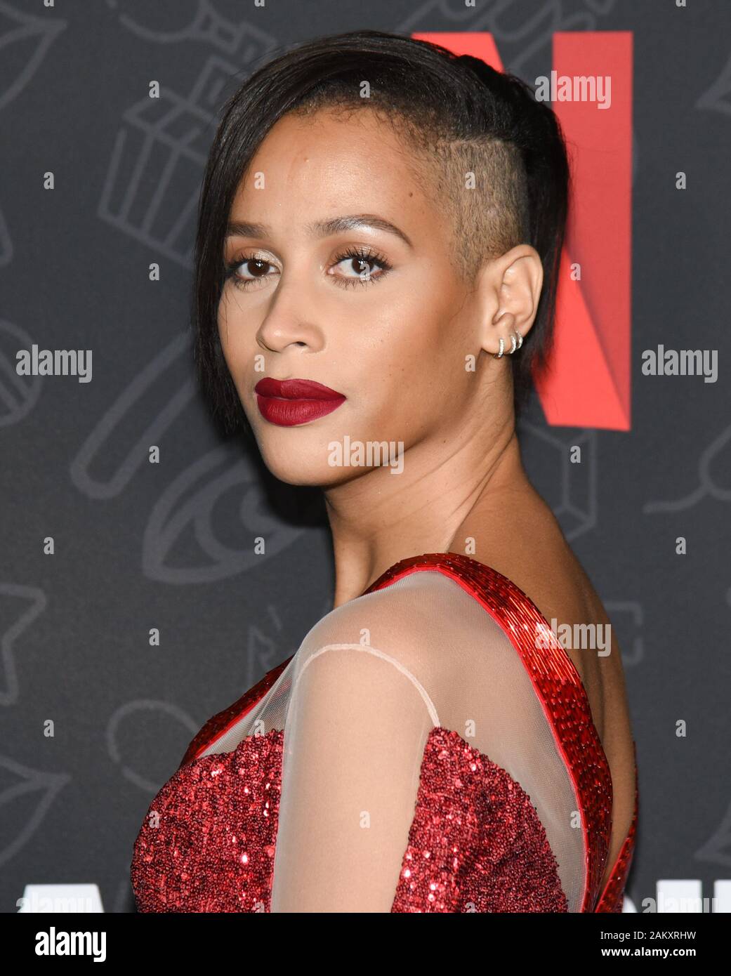 January 9, 2020, Hollywood, CA, USA: Isis King attends Netflix's ''AJ ...