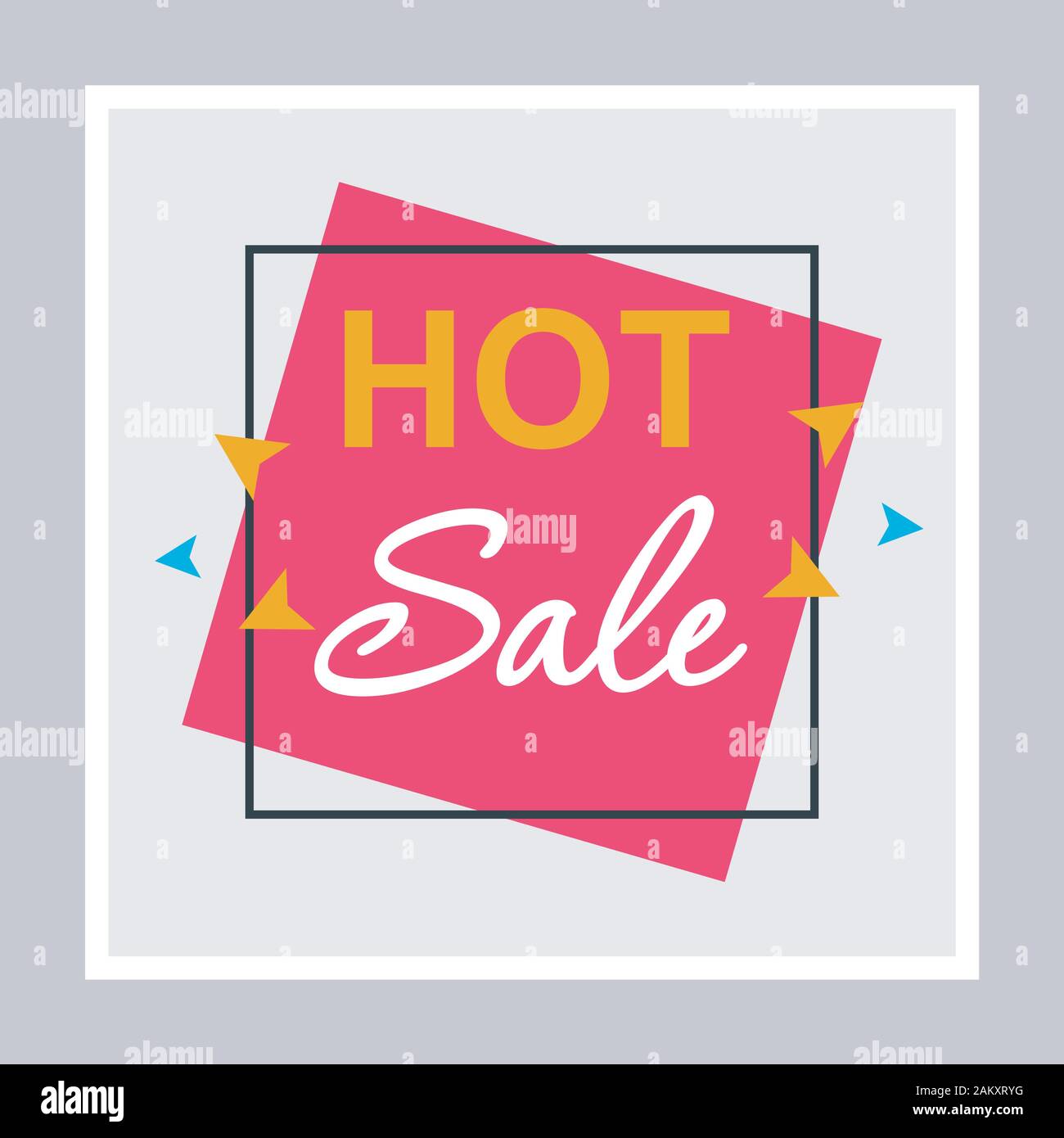 Hot sale social media posts mockup. Shopping. Advertising web banner ...