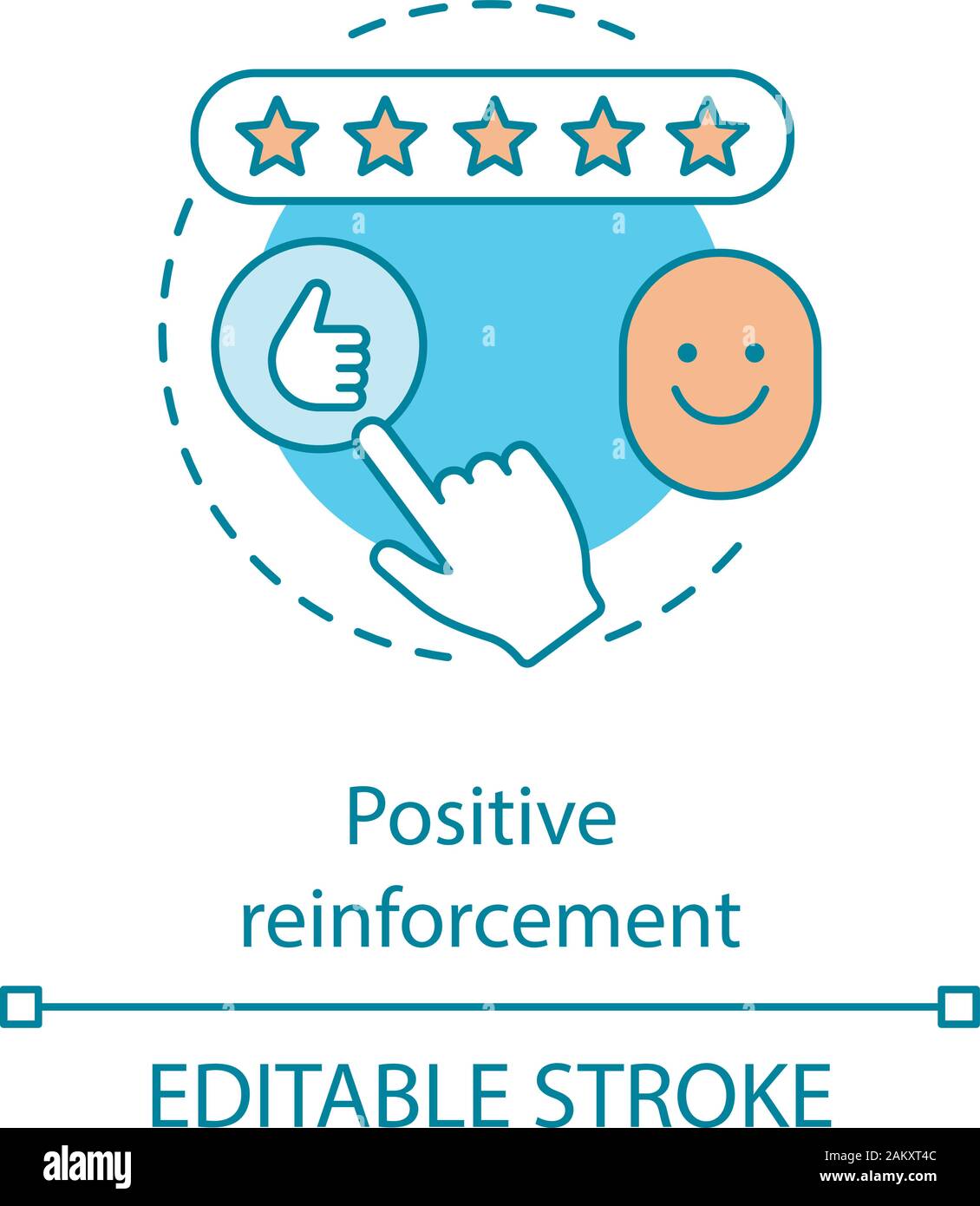 Positive reinforcement Stock Vector Images - Alamy