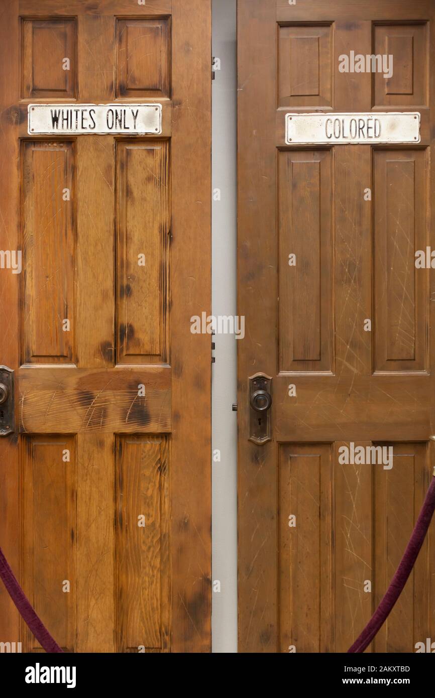 Segregation sign bathroom hi-res stock photography and images - Alamy