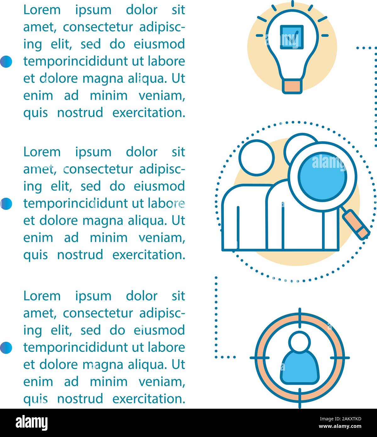 Talent acquisition article page vector template. Talent marketplace ...