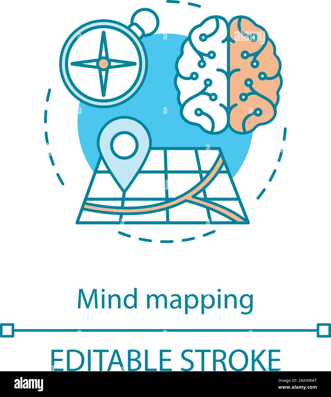 Mind Mapping Concept Icon Critical Thinking Logical Reasoning
