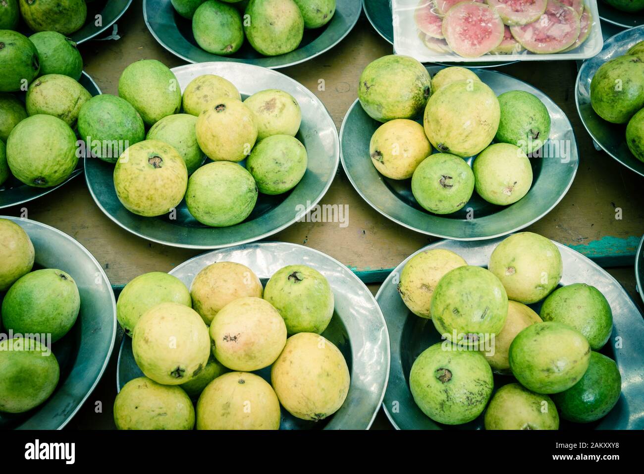 Fruit stand guava hi-res stock photography and images - Alamy