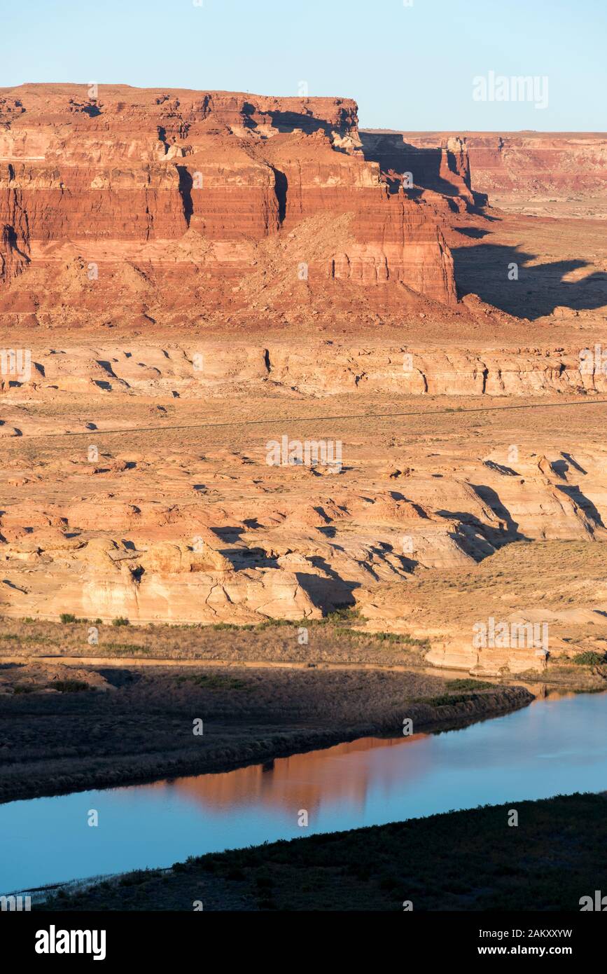 Confluence of the the Colorado and Dirty Devil Rivers in Southern Utah ...