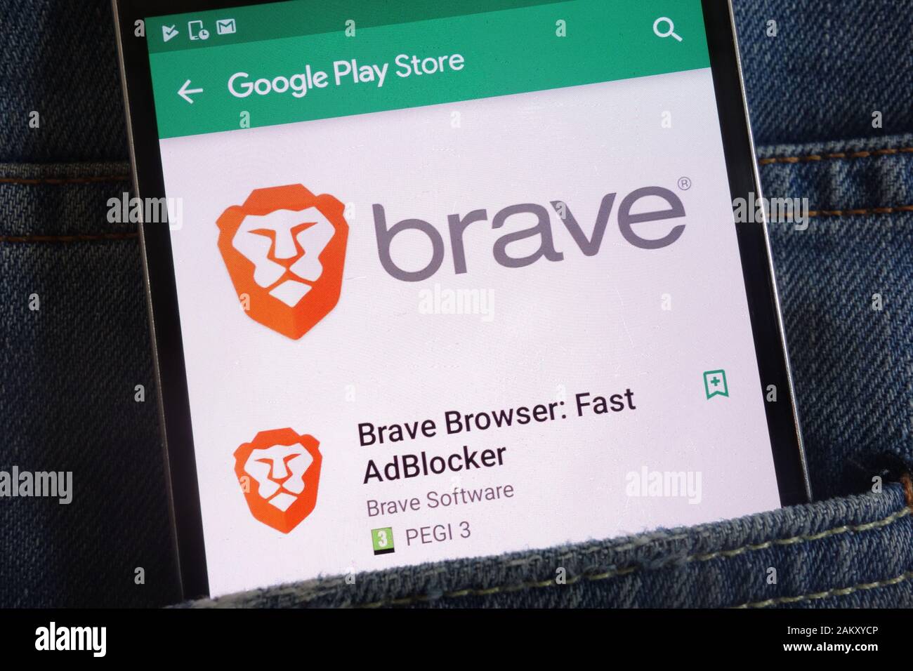 Brave browser logo hi-res stock photography and images - Alamy