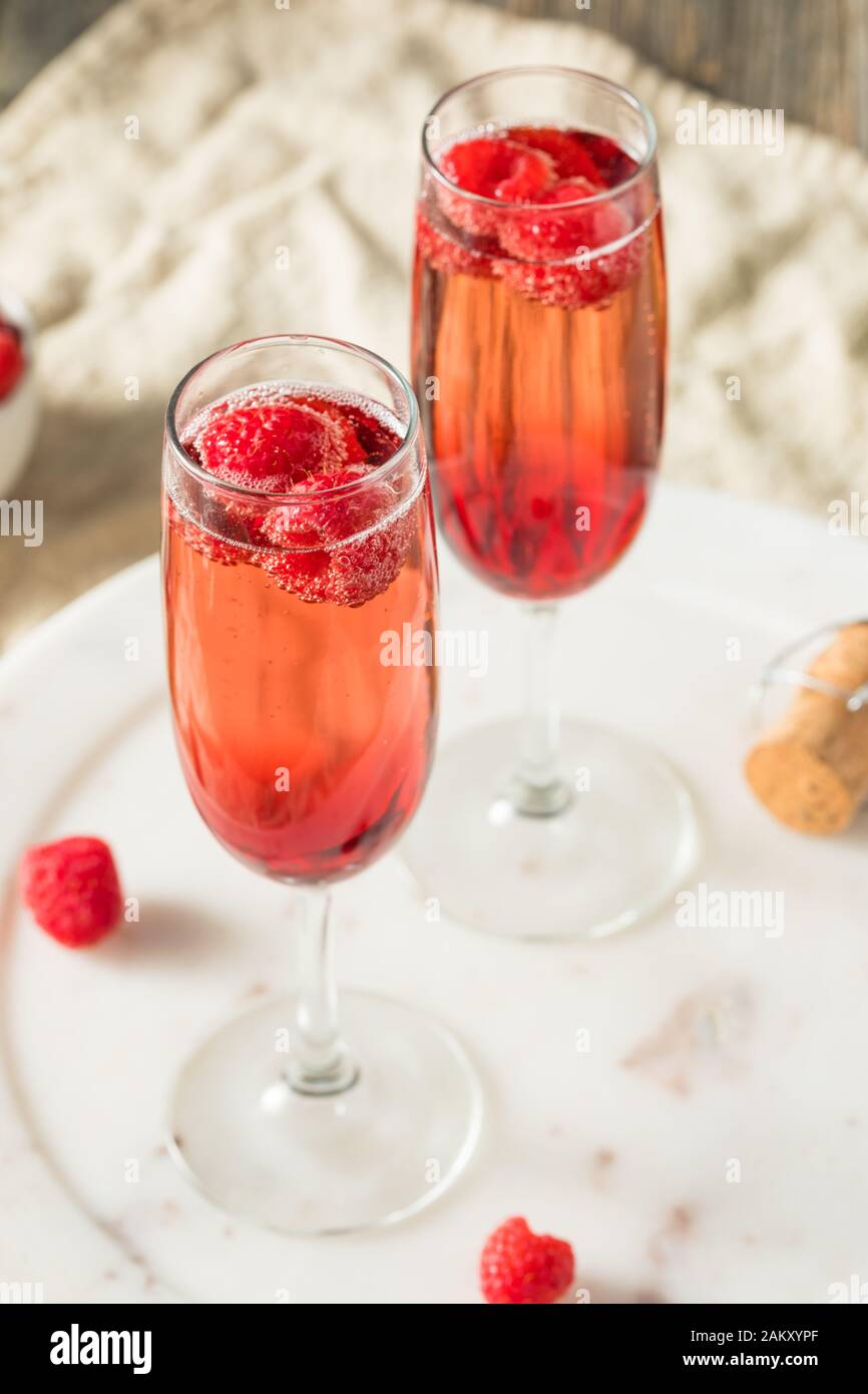 Kir royale champagne cocktail hi-res stock photography and images - Alamy