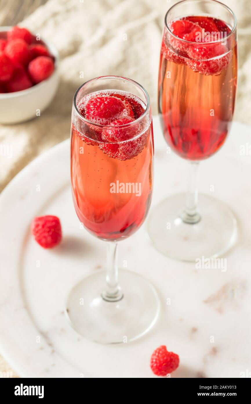 Kir royale champagne cocktail hi-res stock photography and images - Alamy