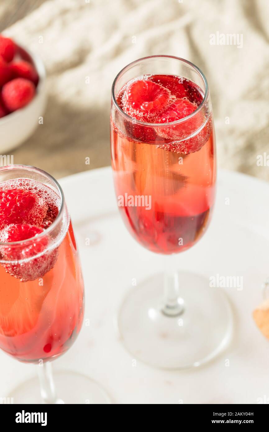 Kir royale champagne cocktail hi-res stock photography and images - Alamy