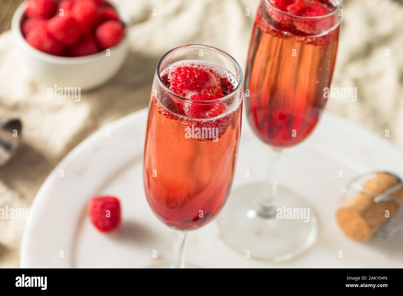 Kir royale champagne cocktail hi-res stock photography and images - Alamy