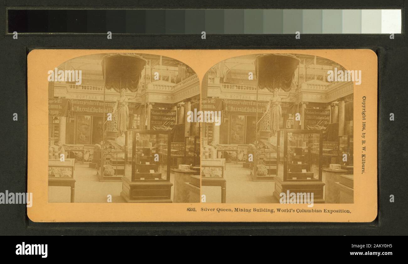 Silver queen, Mining building, World's Columbian Exposition by B.W ...