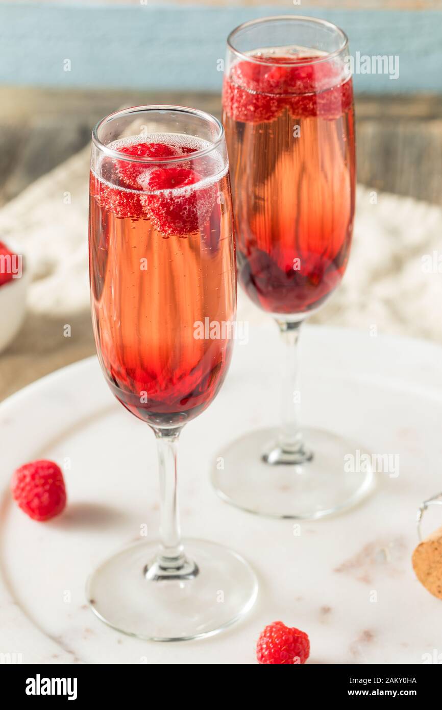 Kir royale champagne cocktail hi-res stock photography and images - Alamy