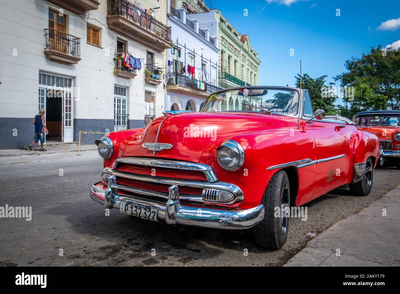 A vibrant classic 1950s Chevrolet , Havana, Cuba Stock Photo - Alamy