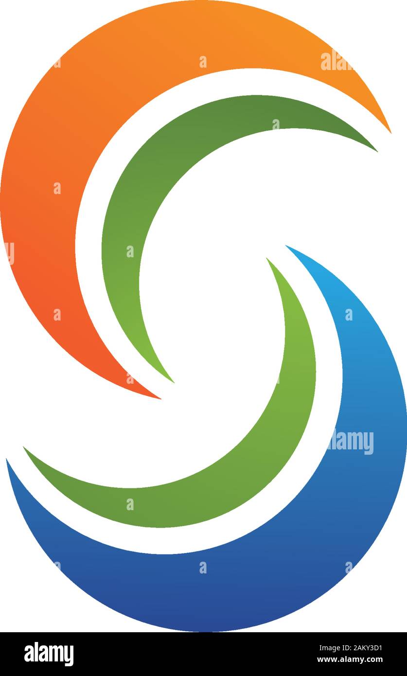 C circle Letter Logo Template vector icon design Stock Vector Image ...