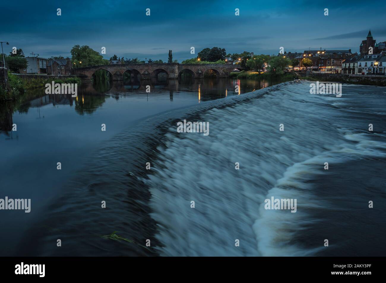 River Nith in Dumfries Stock Photo - Alamy