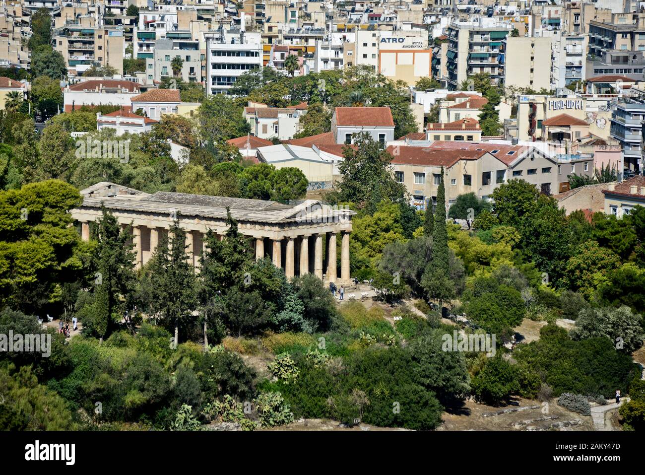 Athens: Temple of Hephaestus (Hephaisteion), inside the Ancient Agora ...