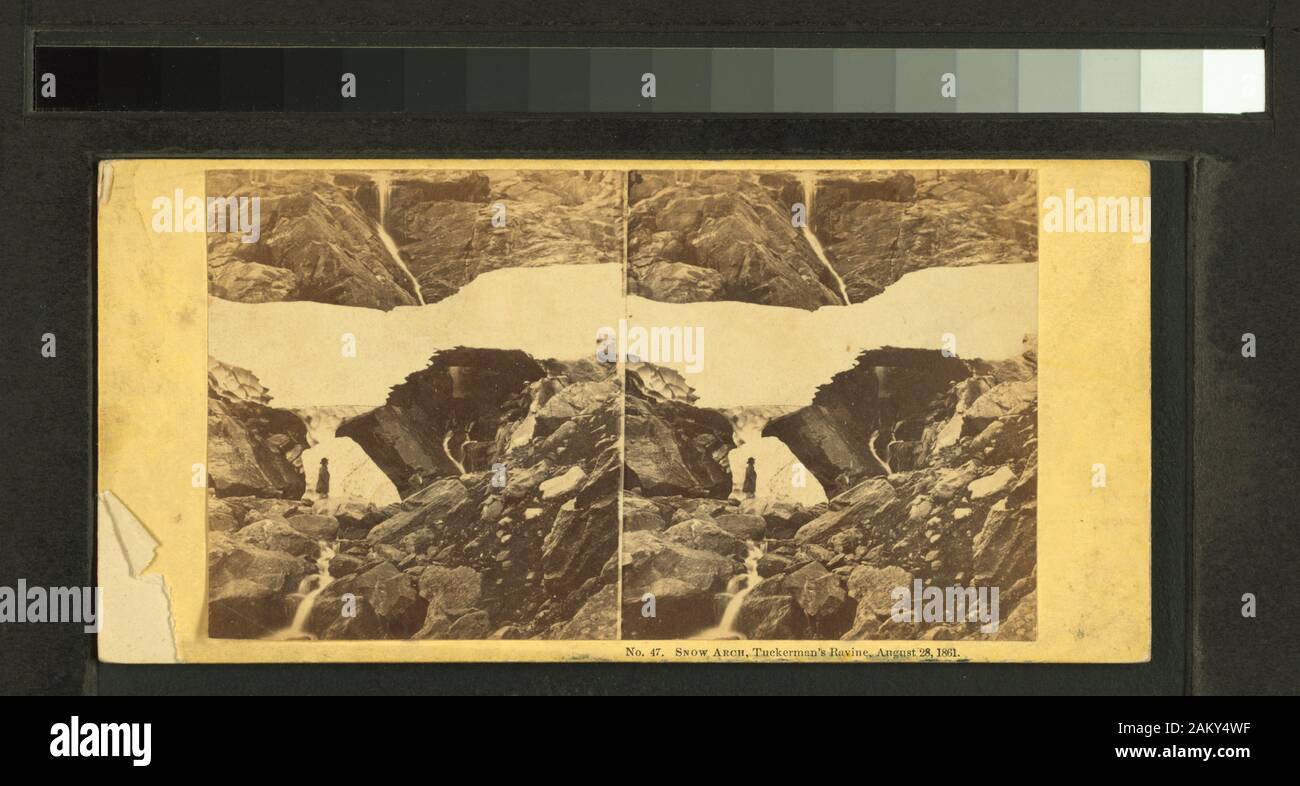 Snow Arch Tuckerman's Ravine, August 28, 1861 Snow Arch. Tuckerman's ...