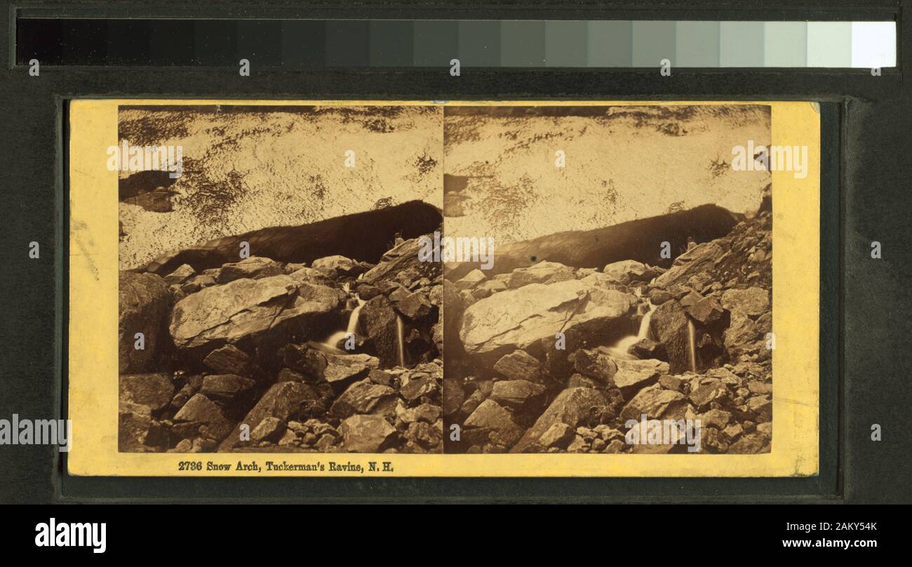 Snow Arch, Tuckerman's Ravine, NH Snow Arch, Tuckerman's Ravine, N.H ...