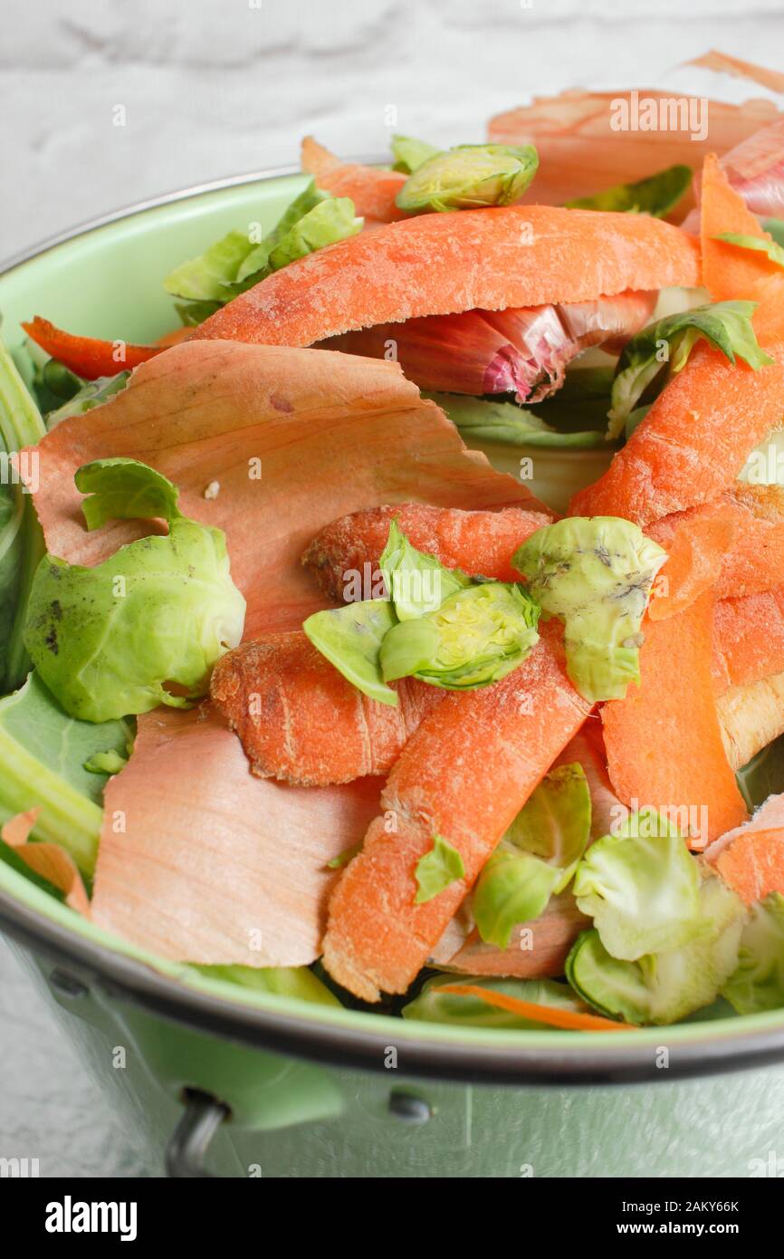 Composting kitchen vegetable waste hi-res stock photography and images ...