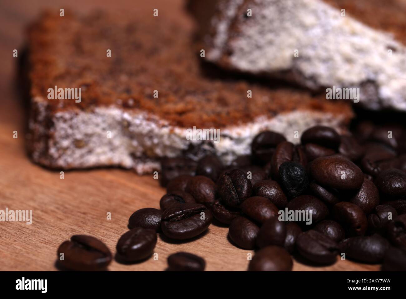 Coffee beans cake Stock Photo - Alamy
