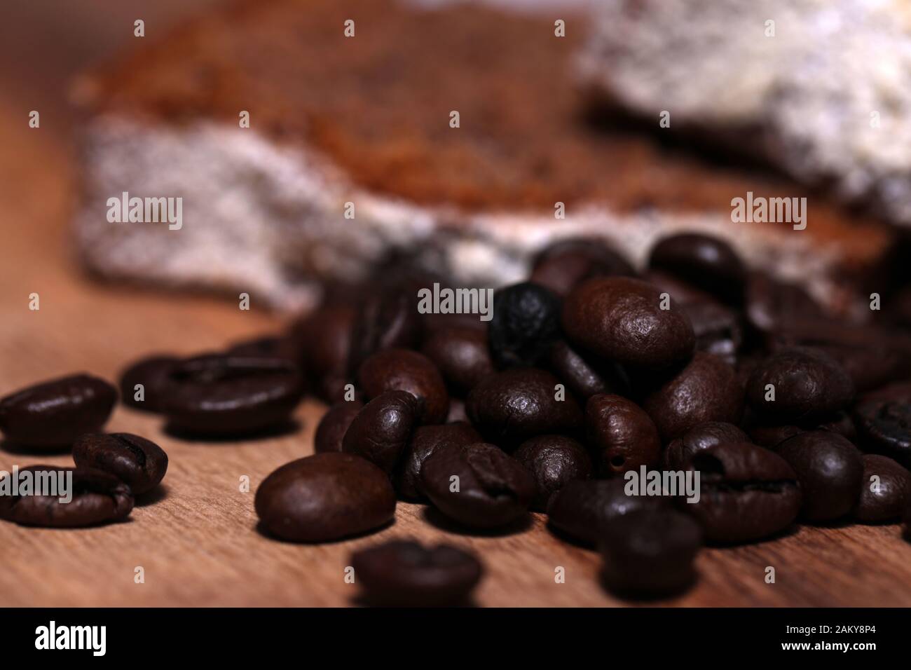 Coffee beans cake Stock Photo - Alamy