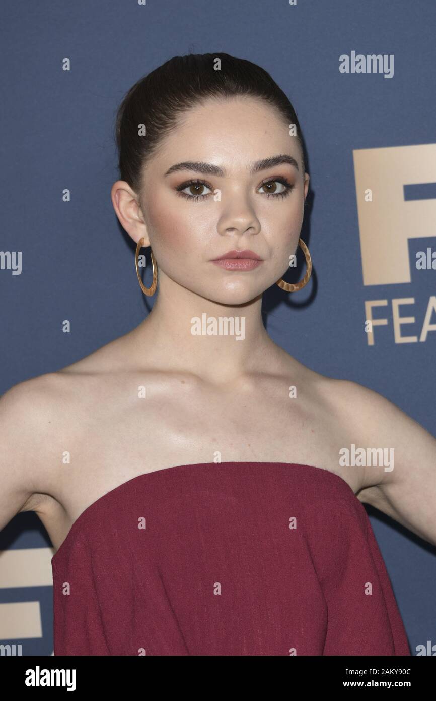 January 9, 2020, Pasadena, California, USA: HANNAH ALLIGOOD at the FX ...