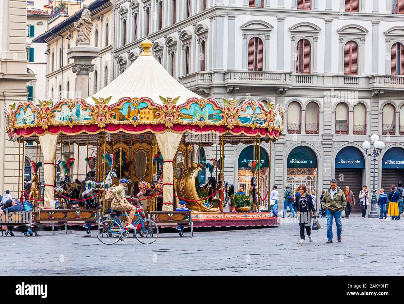 Carousel in Florence Stock Photo - Alamy