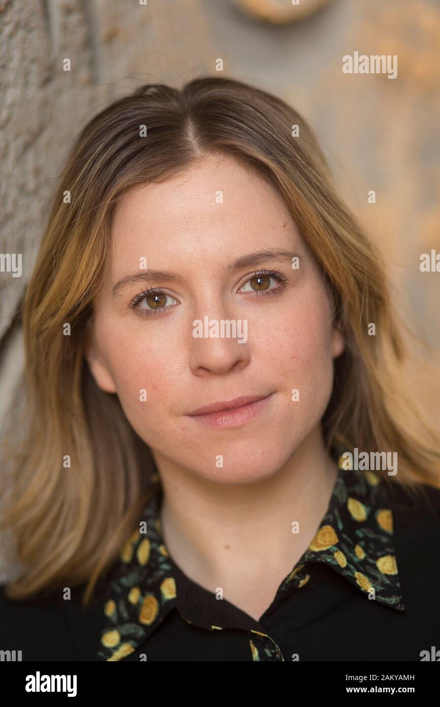 French Canadian actress and author Pascale Renaud-Hébert poses at the ...