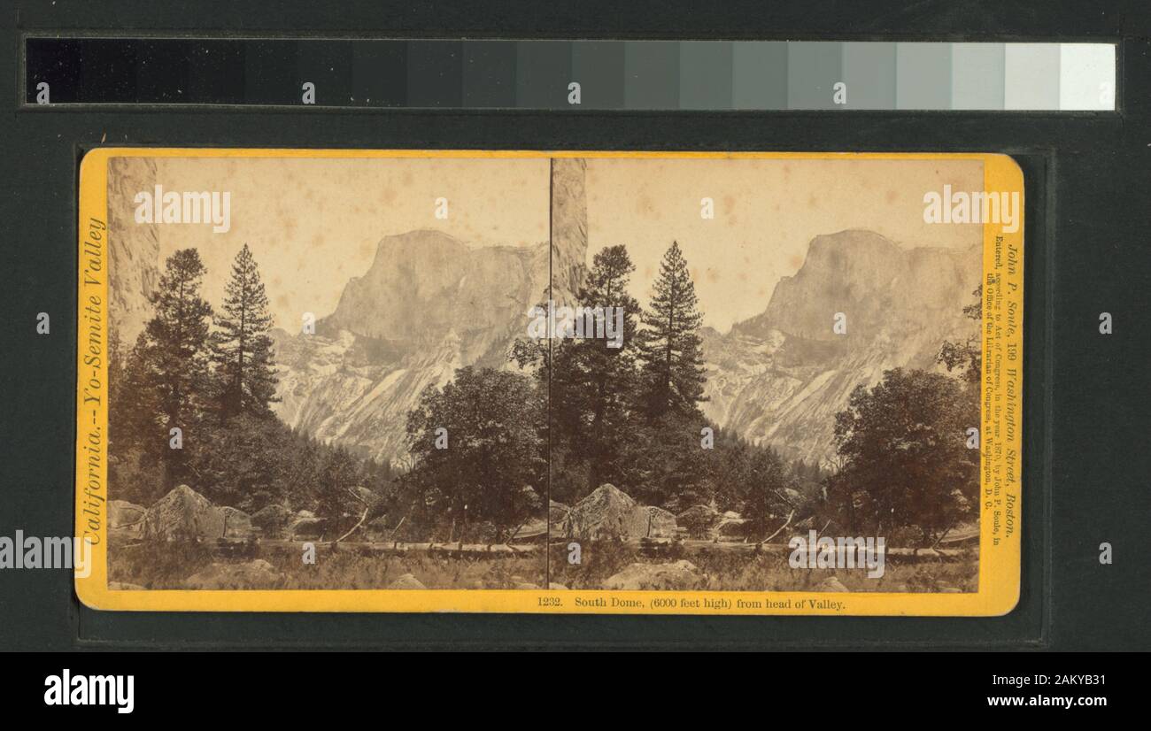 South Dome, (6000 feet high) from head of Valley by John P. Soule ...