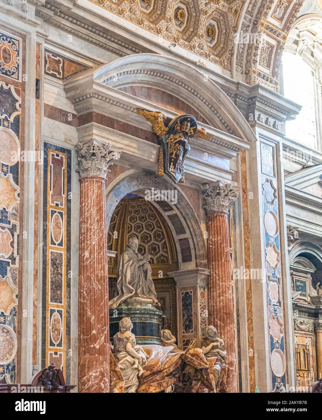 Statue in Display in Saint Peters Stock Photo - Alamy