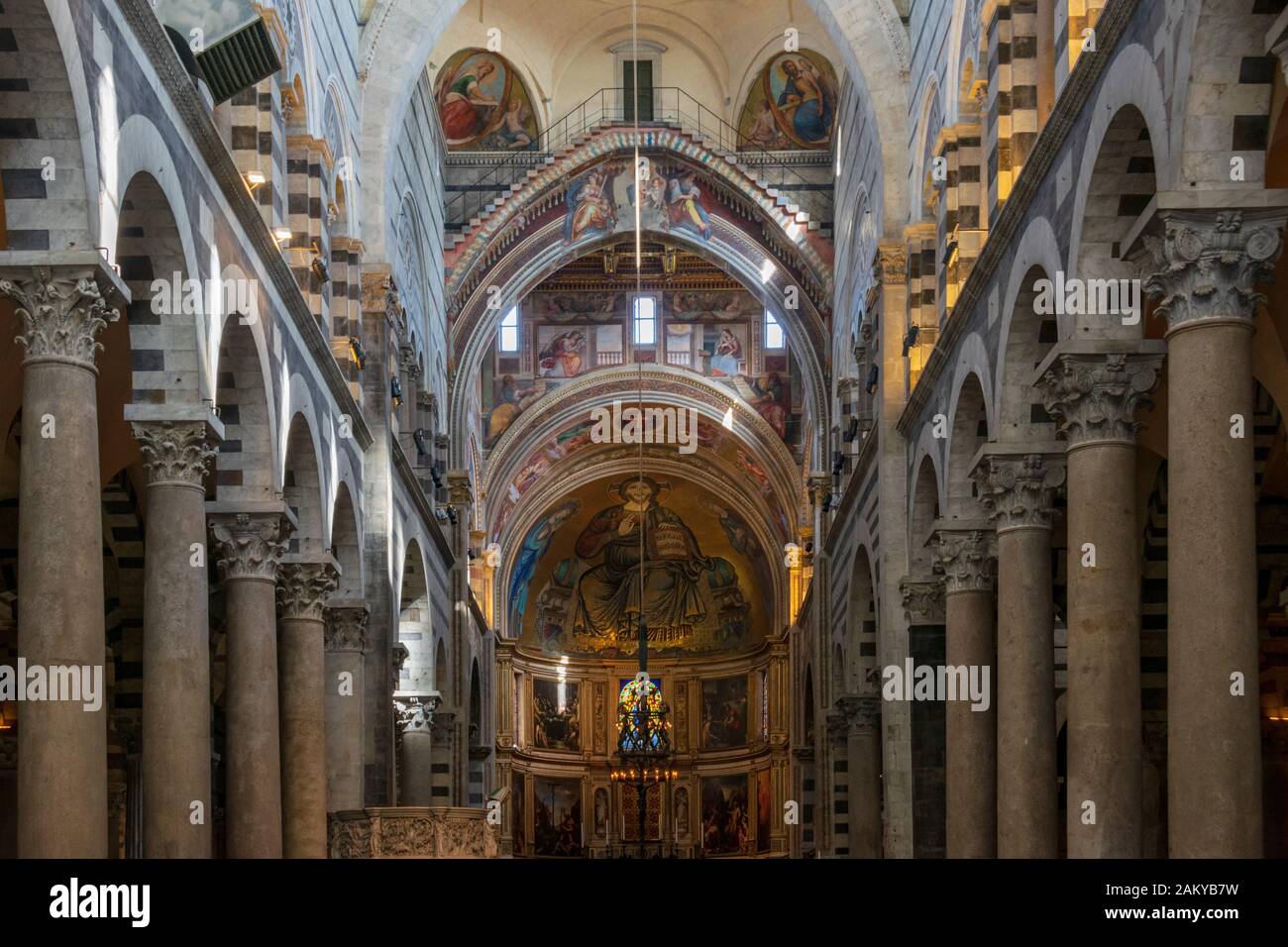 Inside the leaning tower of pisa hi-res stock photography and images ...
