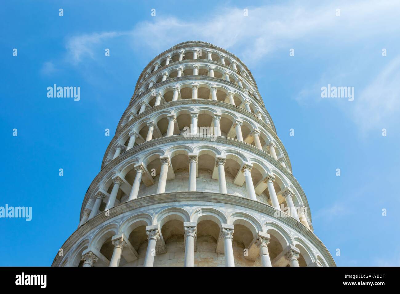 The Leaning Tower of Pisa, Piazza del Duomo, Tuscany, Italy Stock Photo ...