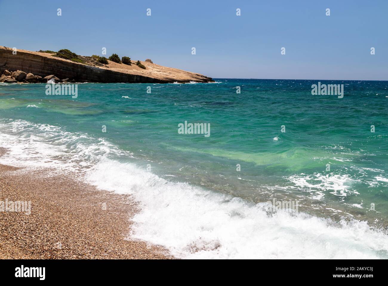 Monolithos rhodes beach hi-res stock photography and images - Alamy