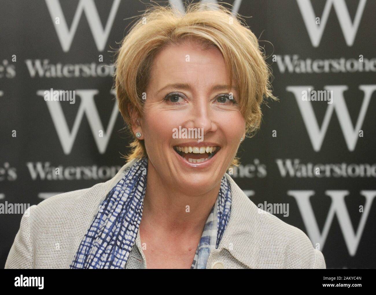 Emma Thompson, Book Signing, Waterstones, Piccadilly, London. UK Stock ...