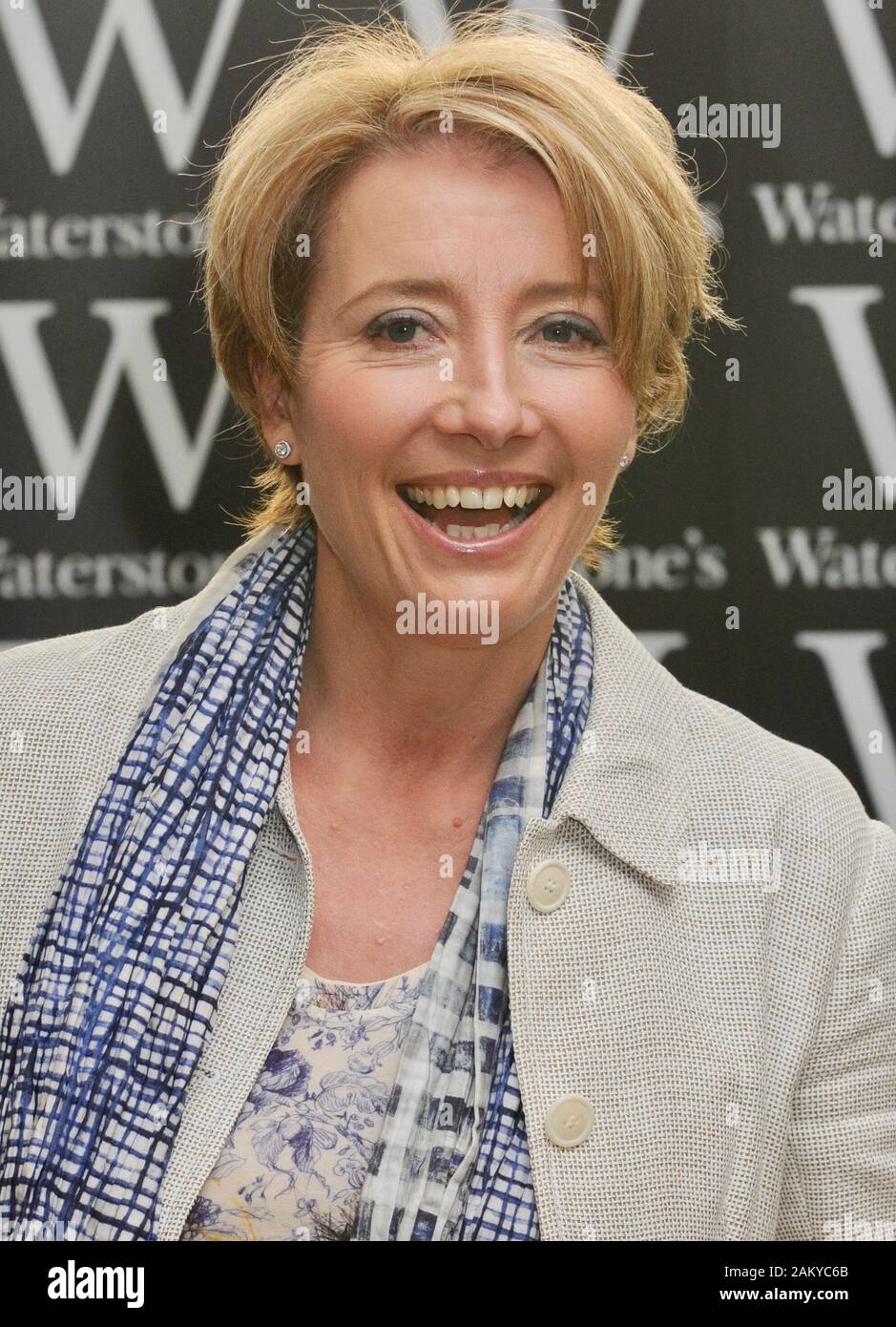 Emma Thompson, Book Signing, Waterstones, Piccadilly, London. UK Stock ...