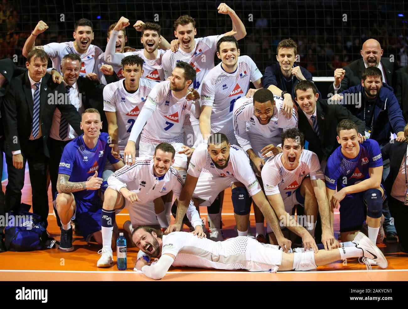 Volleyball men french team hi-res stock photography and images - Alamy