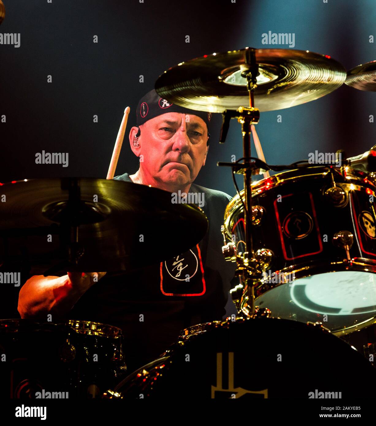 Las Vegas, NV, USA. 25th July, 2020. Neil Peart pictured as RUSH ...