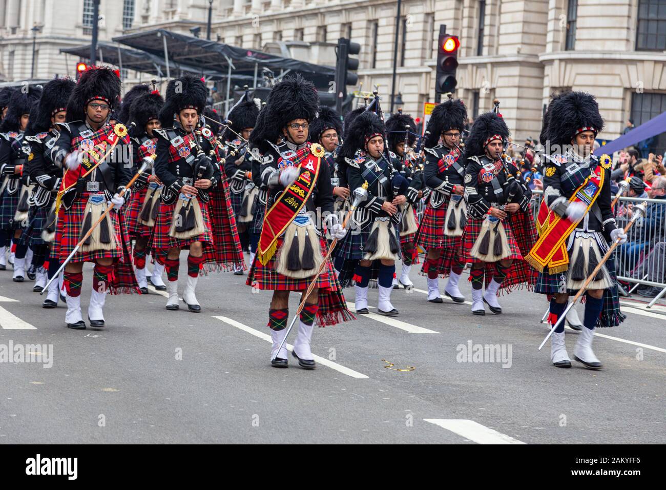 LONDON, UK - January 01, 2020: London's New Year's Day Parade 2020 ...