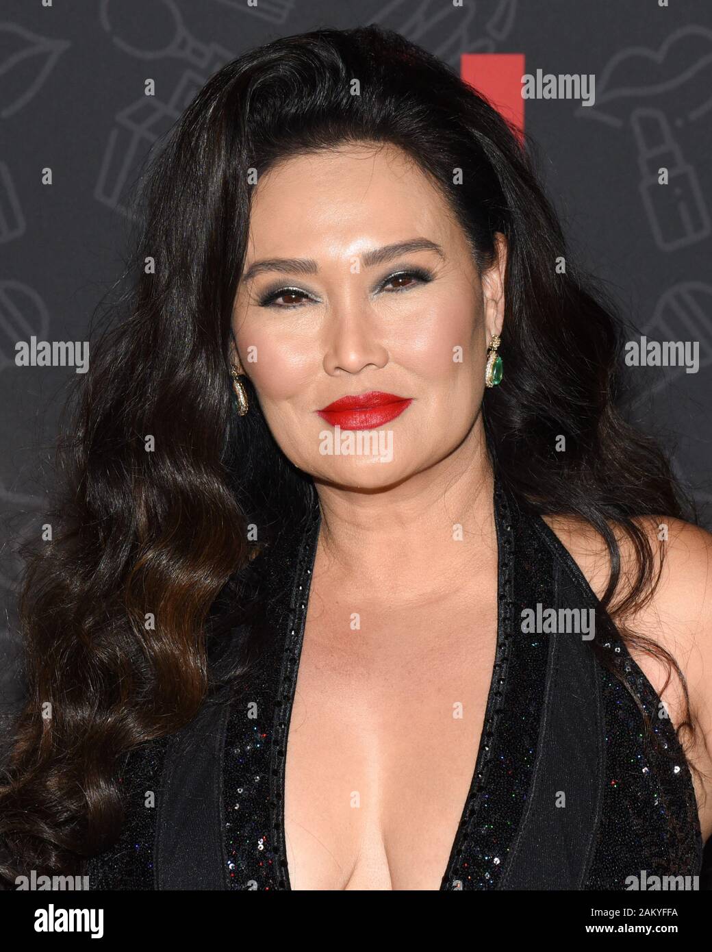 January 9, 2020, Hollywood, CA, USA: Tia Carrere attends Netflix's ''AJ ...