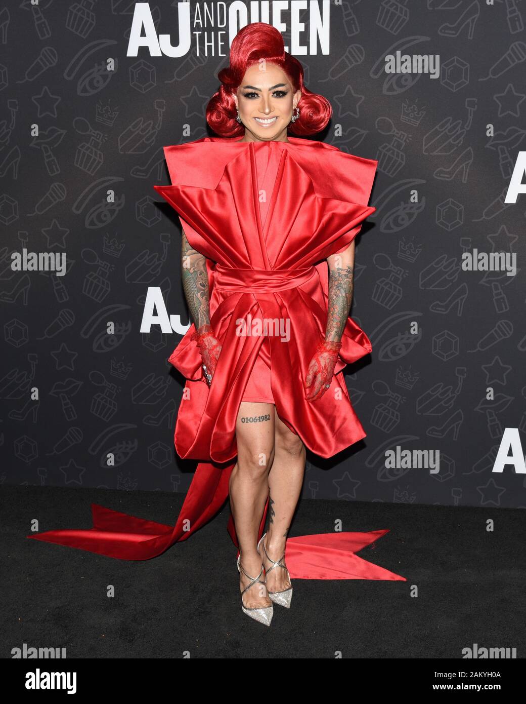 January 9, 2020, Hollywood, CA, USA: Ongina attends Netflix's ''AJ And ...