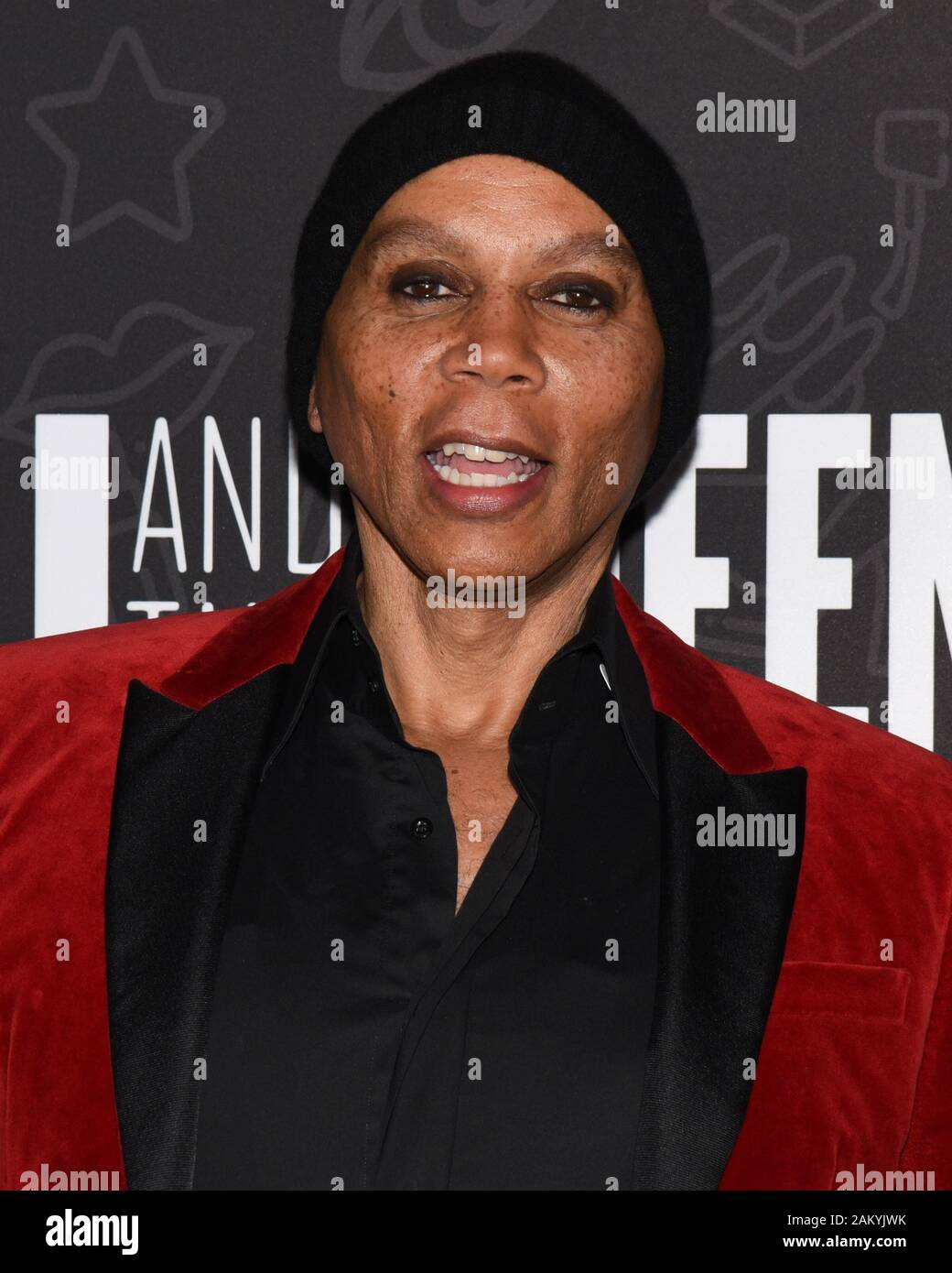 January 9, 2020, Hollywood, CA, USA: RuPaul Charles attends Netflix's ...