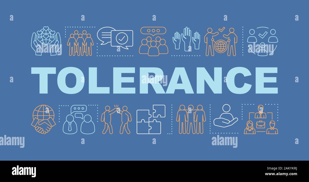 Tolerance word concepts banner. Social corporate responsibility ...